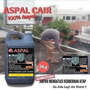 Jual CAT PELAPIS ANTI BOCOR ATAP GENTENG BITUMEN ASPAL CAIR 5KG - 20Kg ...