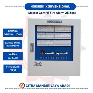 Jual Promo Master Control Panel Fire Alarm 25 Zone Hooseki MCFA PANEL ...