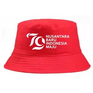 Jual Topi Bucket Hat Cap 79 TAHUN indonesia 17 AGUSTUS hari merdeka ...