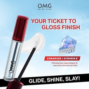 Jual OMG OH MY GLAM Lip Finish Vinyl Lip Gloss | OMG Lip Finish Lip ...