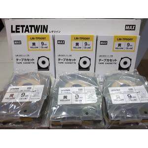 Jual Label tape letatwin 9ml warna YELLOW LM-TP509Y Max Letatwin ...
