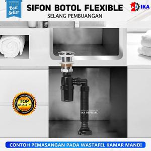 Jual Sifon Botol Fleksibel Pvc Soligen / Lupex D1W D1B Selang ...