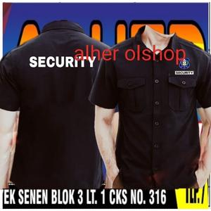 Jual pendek Seragam Pdh satpam kemeja Pdh satpam kemeja SECURITY baju SECURITY Seragam SECURITY ...