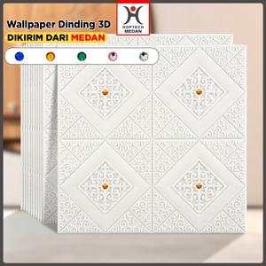Jual Wallpaper 3D FOAM / Walpaper Dinding 3D Motif Foam Batik More High ...