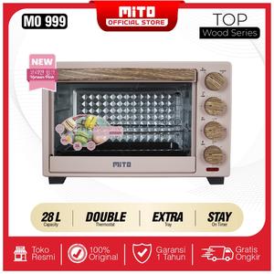 Jual MITO Electric Oven MO999 TOP WOOD SERIES 28L Original Pink ...
