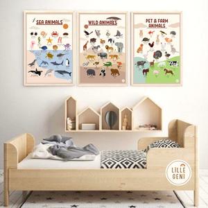 Jual (LGN) WILD ANIMALS (Hewan Liar) - Wipe Clean! Poster Aesthetic ...