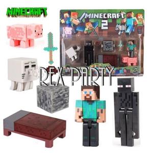 Jual KG Minecraft Figure Set Besar/Big Minecraft Figure Set/Topper ...