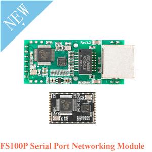 Jual FS100P Serial to Ethernet Converter Module Serial UART TTL to Ethernet TCPIP TTL to RJ45 ...