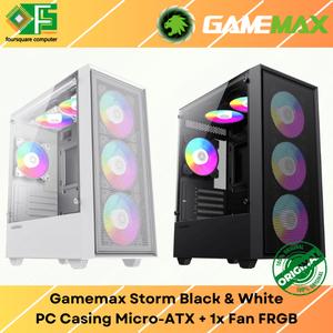 Jual Gamemax Storm White Black Mesh | Casing PC M-ATX | CPU PC Case ...