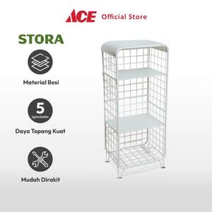 Promo Stora Rak Kawat 3 Tingkat Storage Rack Metal Tempat Penyimpanan ...