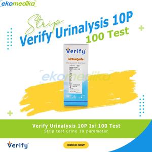 Jual Verify 10P 10 Parameter Urinalysis Reagent Strips Verify 3P 3 - 3 ...