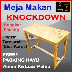 Jual Meja Kayu Jati Belanda KNOCKDOWN Meja Tulis Meja Makan Meja ...