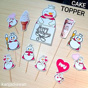 Jual Topper Mixue Cake Topper BTS BT21 Karakter Kartun Tusukan Kue ...