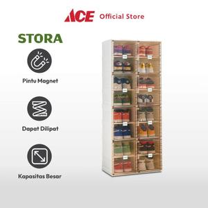 Promo Stora Rak Sepatu Lipat Shoe Rack Organizer Sandal Sepatu Kabinet ...