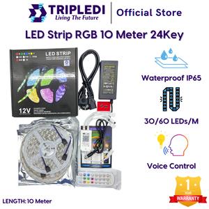 Jual Tripledi Led Strip Rgb 5050 10 Meter Ip65 12V Bluetooth Wifi ...