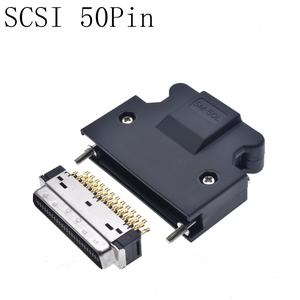 Jual MDR Cable Connector plug male 50-Pin Compatible With 3M SCSI CN ...