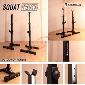 Jual MisiMas BODYMASTER Squat Rack BM-A285 Barbell Rak Tiang Bench ...