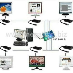 Jual Baru Usb 3.0 Multiview Adapter - Expandable Up To 6 Monitor - Kota ...