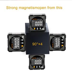 Jual DZYTEK Digital Angle Finder Laser Protractor 4-side Strong Magnetic Angle Gauge Woodworking ...