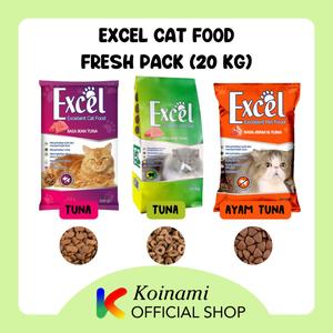 Jual Excel Makanan Kucing Freshpack 20Kg / Excel Tuna / Excel Ayam Tuna ...
