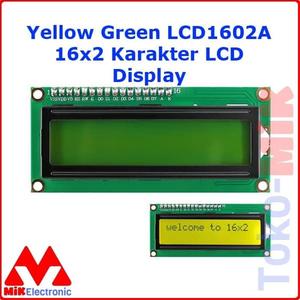 Jual LCD 1602 LCD1602 2X16 16X2 16*2 16 X 2 16 * 2 1602 DISPLAY HIJAU ...