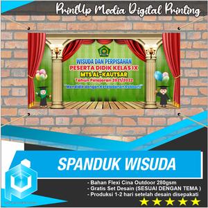 Jual Bisa Cod 1 Hari Jadi Cetak Spanduk Banner Baliho Wisuda Tk/Paud/Sd ...