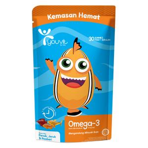 Jual YOUVIT OMEGA-3 ANAK 30 GUMMIES / MULTIVITAMIN / KIMIA FARMA - Kota ...