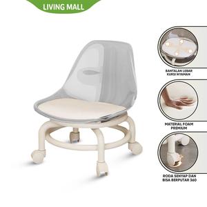 Jual LIVING MALL Kursi Roda Mini Transparan Kursi Belajar Anak / Bangku ...