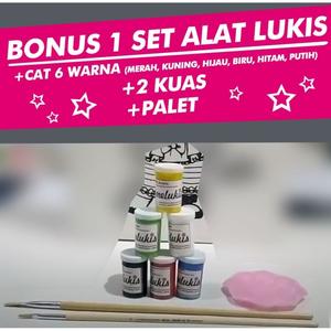 Jual Kanvas Gambar Minnie Mouse Melukis Untuk Anak Mewarnai Lukis ...