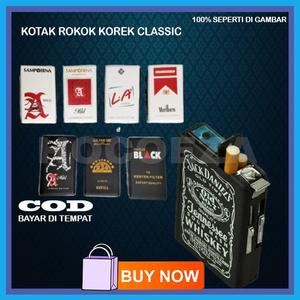 Jual New Arrival TEMPAT PENYIMPANAN ROKOK DAN KOREK 2 IN 1 CLASSIC ...