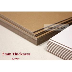 Jual 10 Sheets Size A5 Thickness 2mm Kraft Paper Chipboard Heavy Duty ...