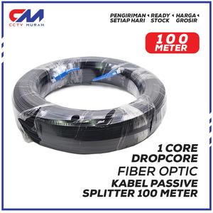 Jual KABEL FO DROPCORE 150M,100,50M SIAP PAKAI - FTTH DROPCORE 1 CORE ...