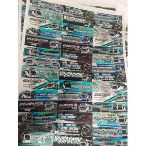 Jual Stiker Bus Basuri Edisi Winspector/stiker Bus Wp Original Anti Air ...