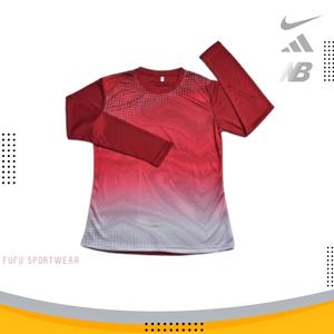 Promo Baju Olahraga Merah Putih Wanita Lengan Pendek Senam Aerobic ...