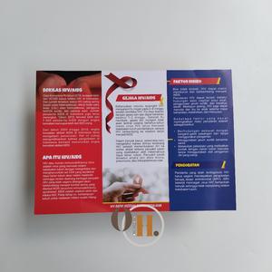 Jual Leaflet HIV/AIDS - Brosur Kenali dan Waspada HIV/AIDS, Kesehatan Reproduksi - Isi 25 Lembar ...