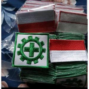 Promo 1 Sett Logo K3 safety first Dan Bendera merah putih /Logo Safety ...