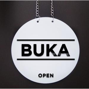 Jual NTR Sign Board Akrilik Classic | Open Closed Timbul | Papan Buka ...