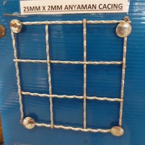 Jual kawat wiremesh anyaman cacing 25mm x 2mm x 10 meter stainless mesh ...