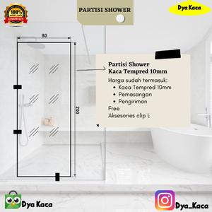 Jual Partisi Shower / Sekat Kamar Mandi Kaca Tempered - Kota Surabaya ...