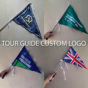 Jual Bendera Tour Guide Segitiga Custom - Cocok untuk Tour Travel ...