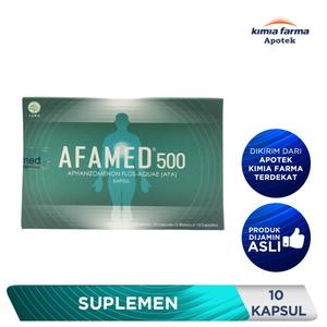 Jual AFAMED 500 MG STRIP 10 KAPSUL / SUPLEMEN DAYA TAHAN TUBUH - Kab ...