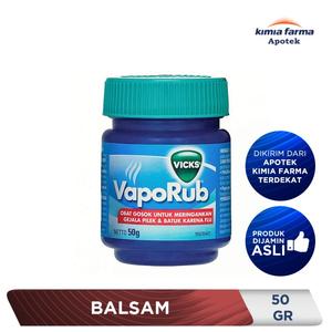 Promo VICKS VAPORUB - 50 GR - Kab. Magetan - Kimia Farma Apotek Jawa Timur OS | Tokopedia
