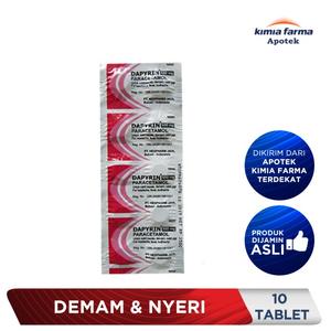 Jual DAPYRIN 500 MG 10 TABLET - Kab. Klaten - Kimia Farma Apotek Jawa ...