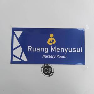 Jual Stiker Ruang Menyusui - Nursery Room - Ruang Laktasi - Kab ...