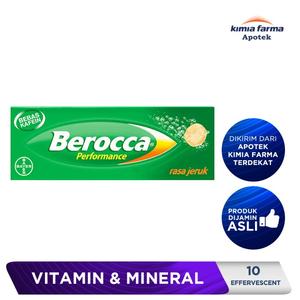Jual BEROCCA PERFORMANCE 10 TABLET EFFERVESCENT / MULTIVITAMIN ...
