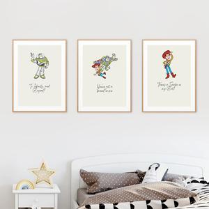Jual Toy Story Woody and Buzz Art Prints Toy Story Quote Poster You've ...