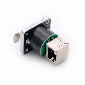Jual (IMPORT) 8PCS RJ45 Shield Network Connector 8p8c Female Panel ...