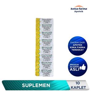 Jual RETIVIT PLUS STRIP 10 KAPLET / SUPLEMEN KESEHATAN MATA / KIMIA ...