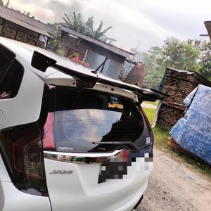 Jual spoiler Honda jazz gk5 gr wing js carbon kevlar Best - Kota ...