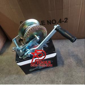 Jual katrol manual 450kg x 10m/alat derek/alat angkat barang/hand winch ...